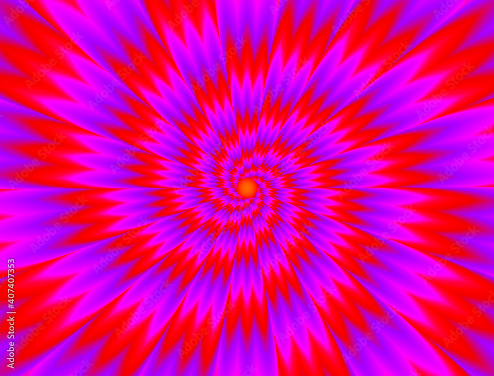Pulsing red spirals. Optical illusion of movement. Stock Vector | Adobe ...
