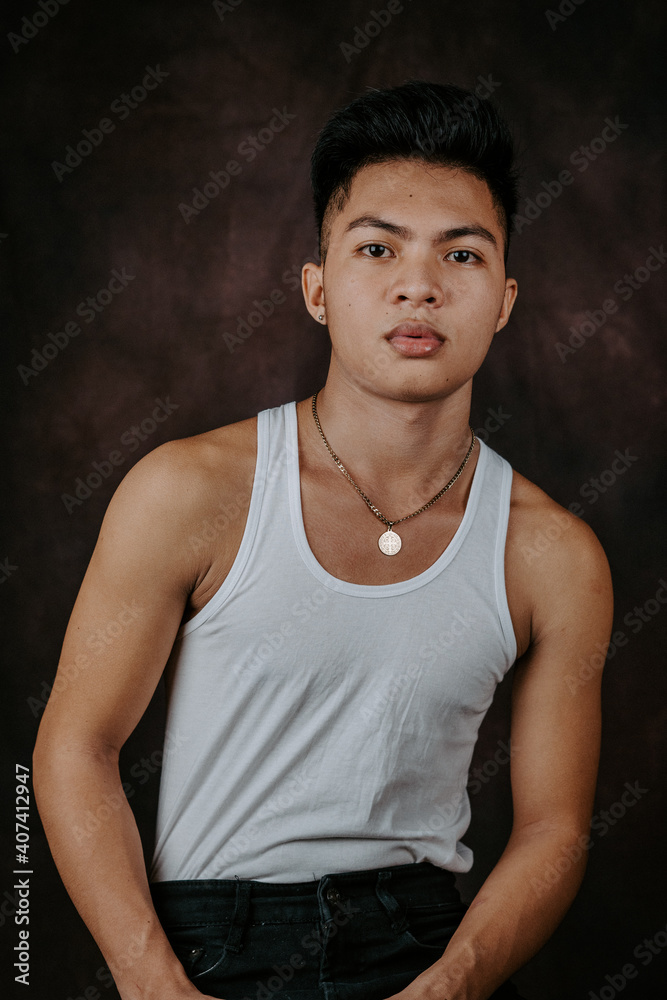 Amazing Portrait Shot a Handsome Filipino Male Model in the Philippines ...