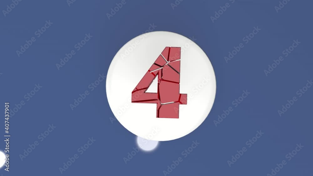 Countdown 10 seconds. Circle neon light 10 seconds countdown on black ...