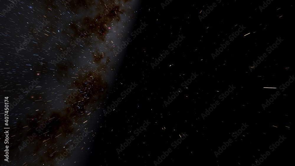 speed of light, flight in hyperspace, flight at incredible speeds in ...