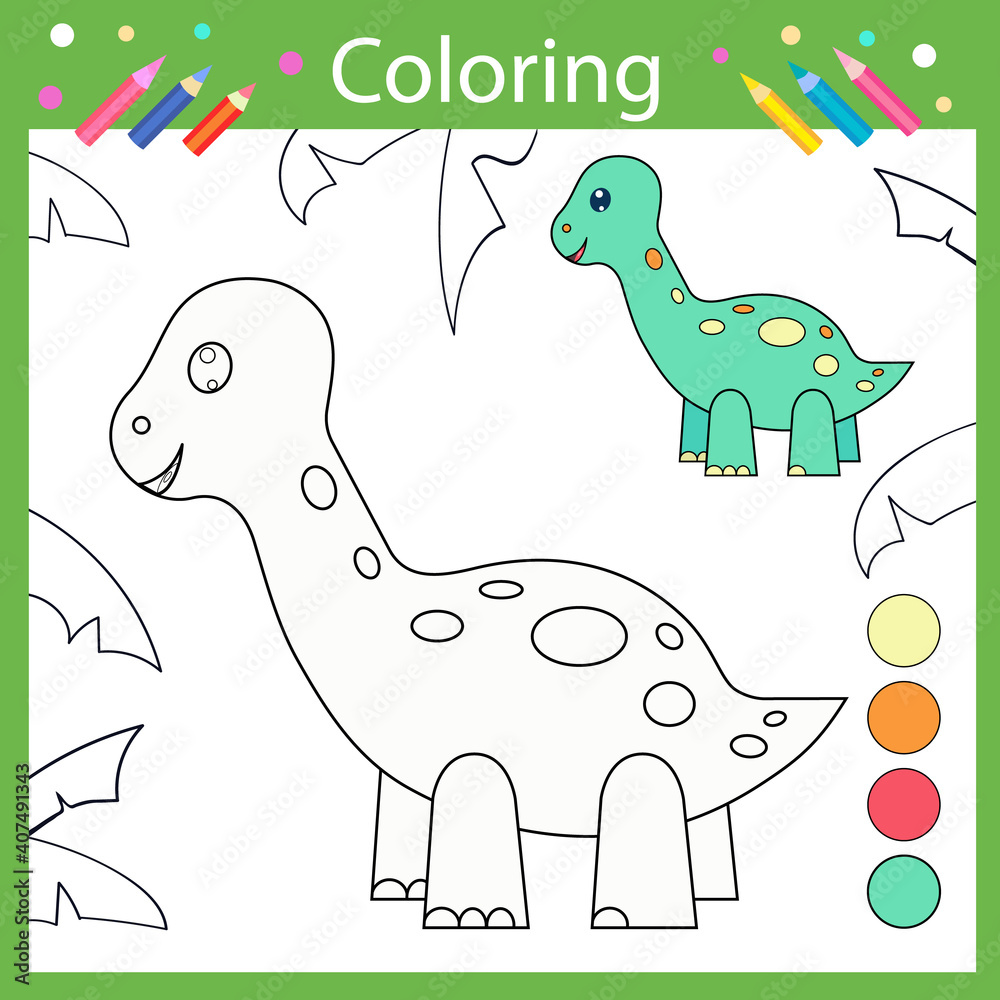Coloring book pages. Activity colouring for kids. Drawing tutorial with ...