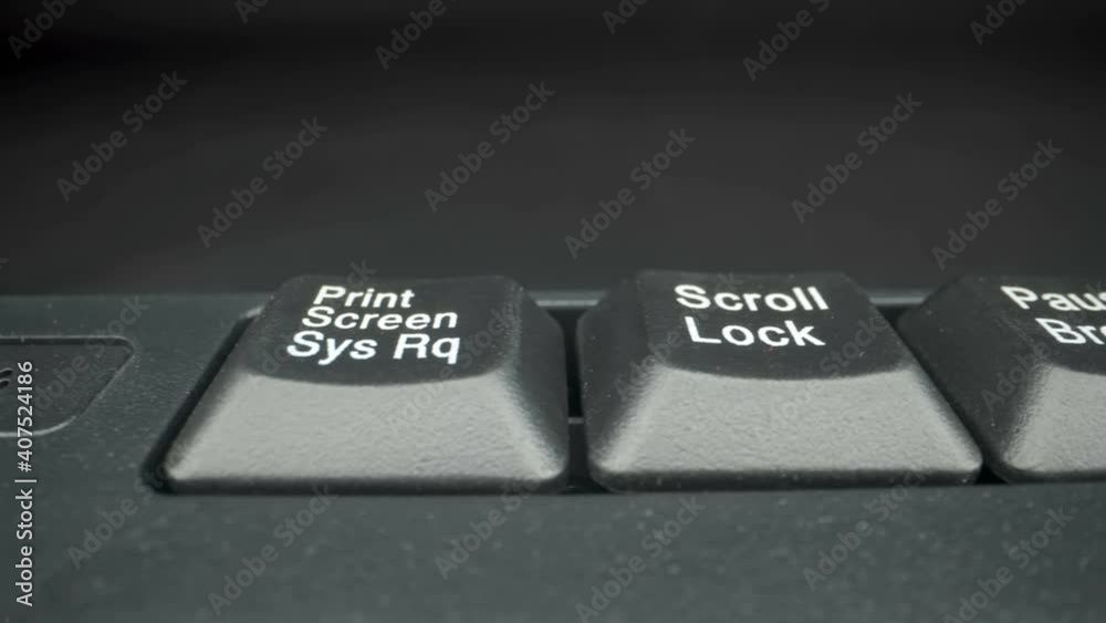 The three keys on top of the keyboard in the table with the PrintScreen Scroll Lock and Pause ...