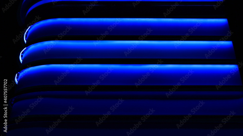 Stage decorations with changing light colors. Led Lights flashing Wall ...