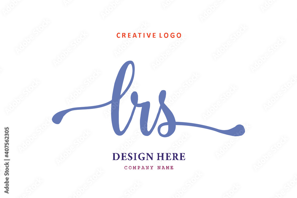 LRS lettering logo is simple, easy to understand and authoritative ...