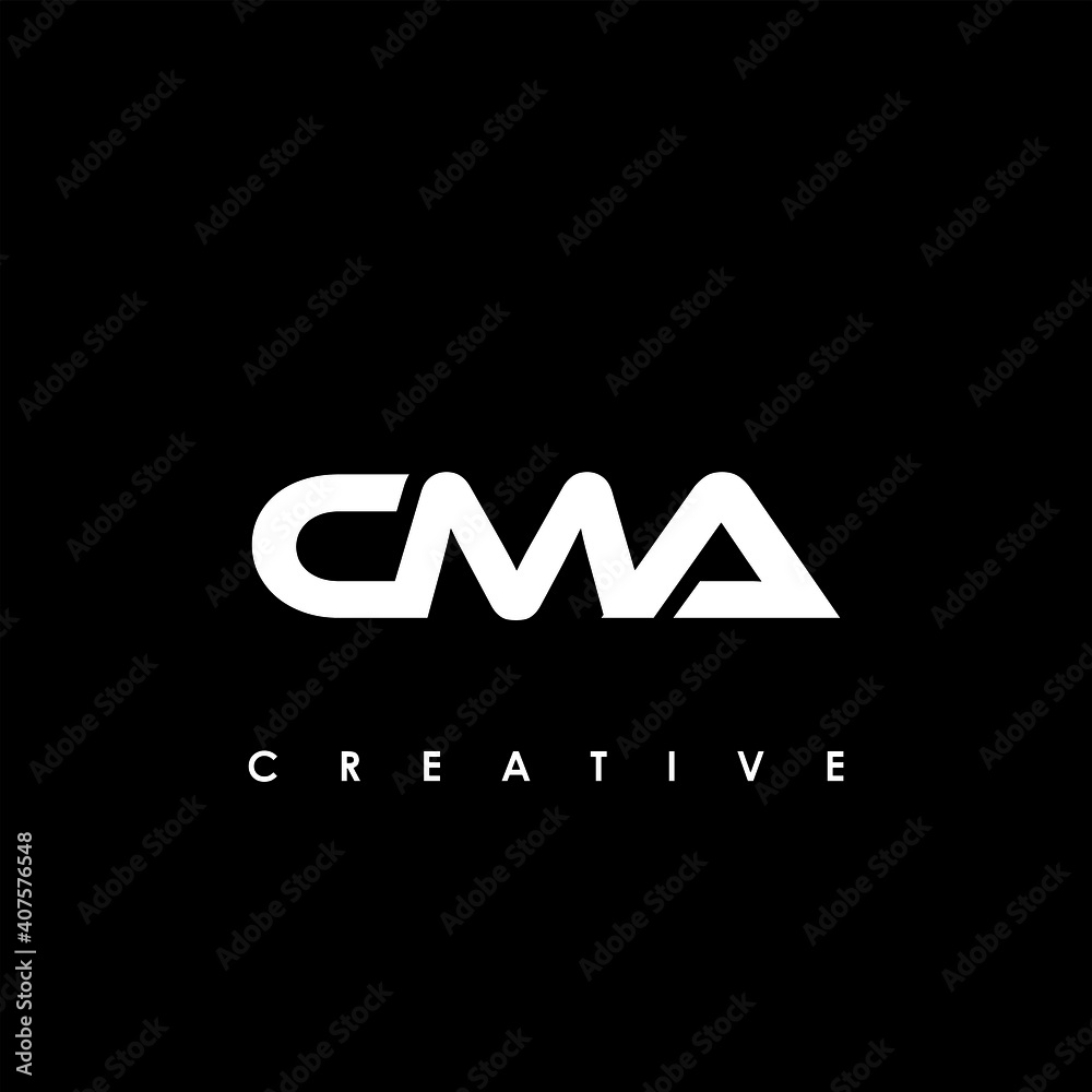 CMA Letter Initial Logo Design Template Vector Illustration Stock ...