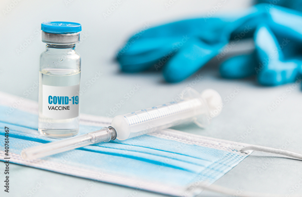 Vaccine and syringe injection. It use for prevention,immunization and ...