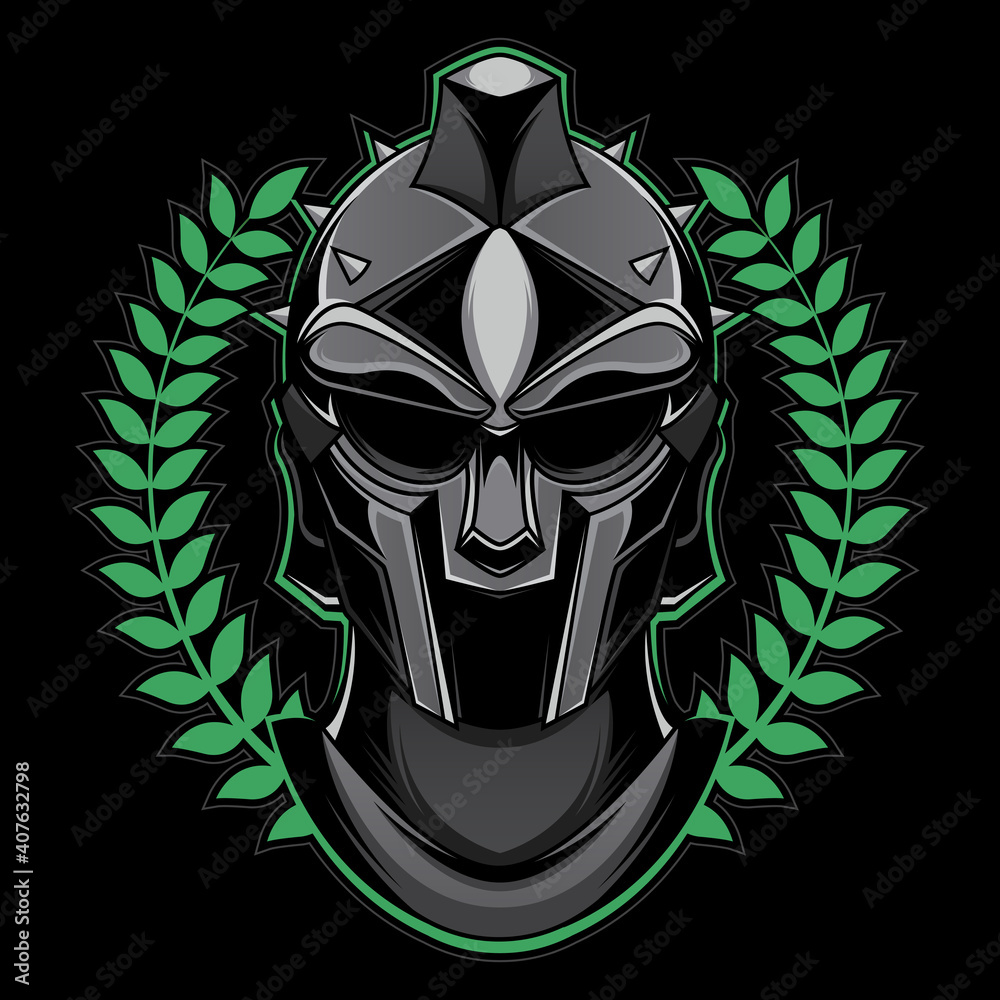 gladiator head vector Stock Vector | Adobe Stock