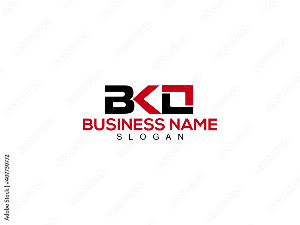 BKO Letter and templates design For Your Business Stock Vector | Adobe ...
