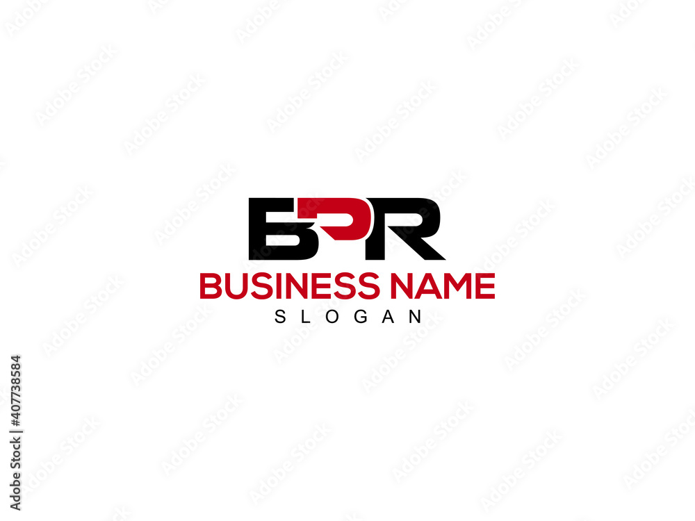 BPR Logo, bpr Letter Design For Business Stock Vector | Adobe Stock