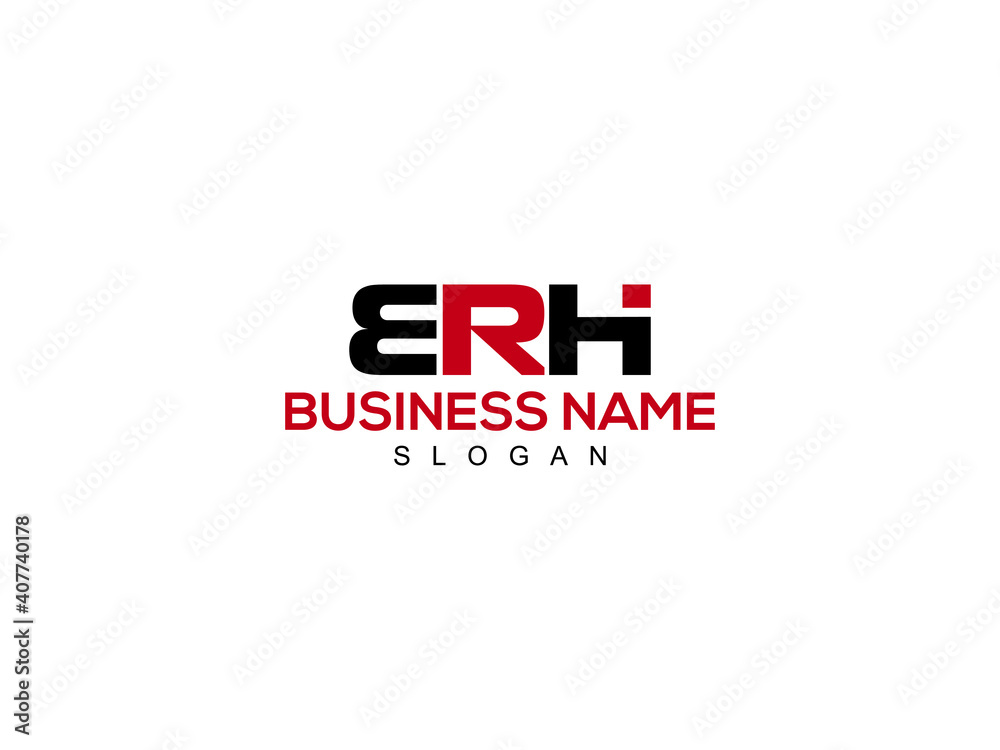 BRH Logo design - BRH letter logo For New Business Stock Vector | Adobe ...