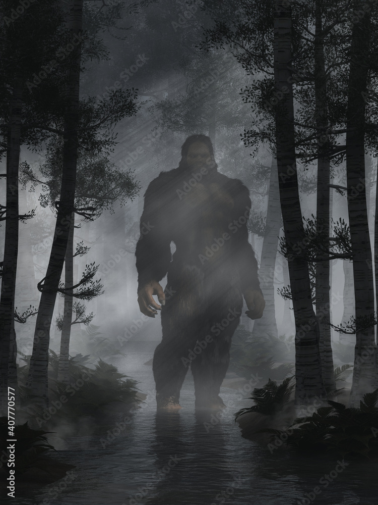 The mysterious bigfoot, a creature of folklore and legend, and the most popular cryptid of North ...