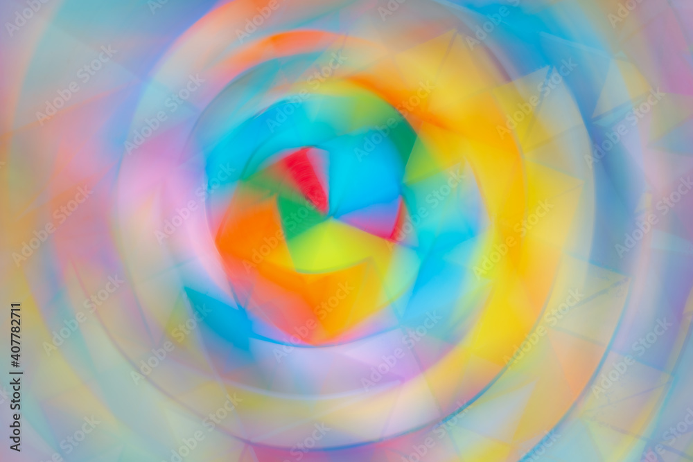 Colorful motion abstract photography. Defocused gradient colors flow to ...