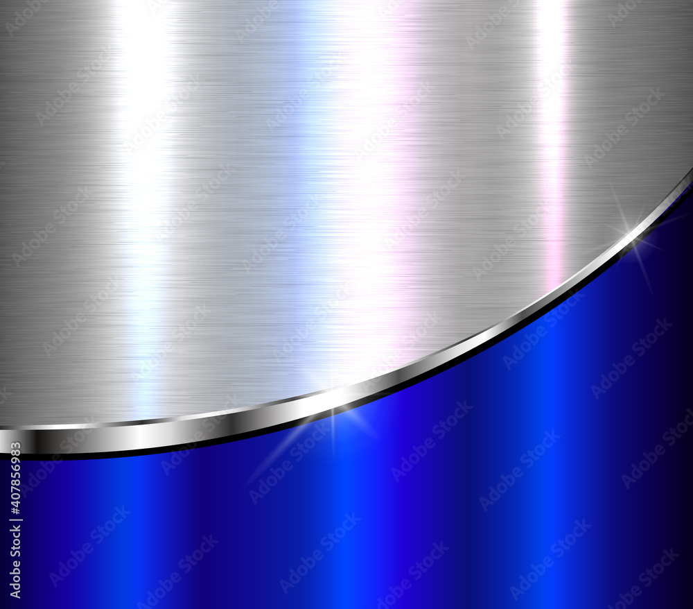 Blue Chrome Texture