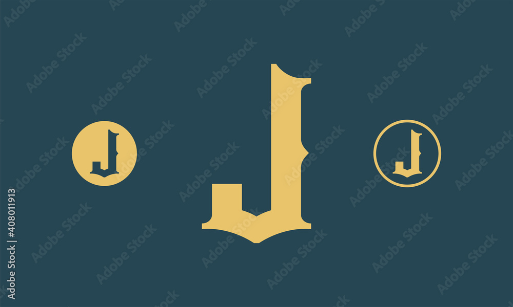 Elegant Lettermark J Logo, J Logotype, J logo Stock Vector | Adobe Stock