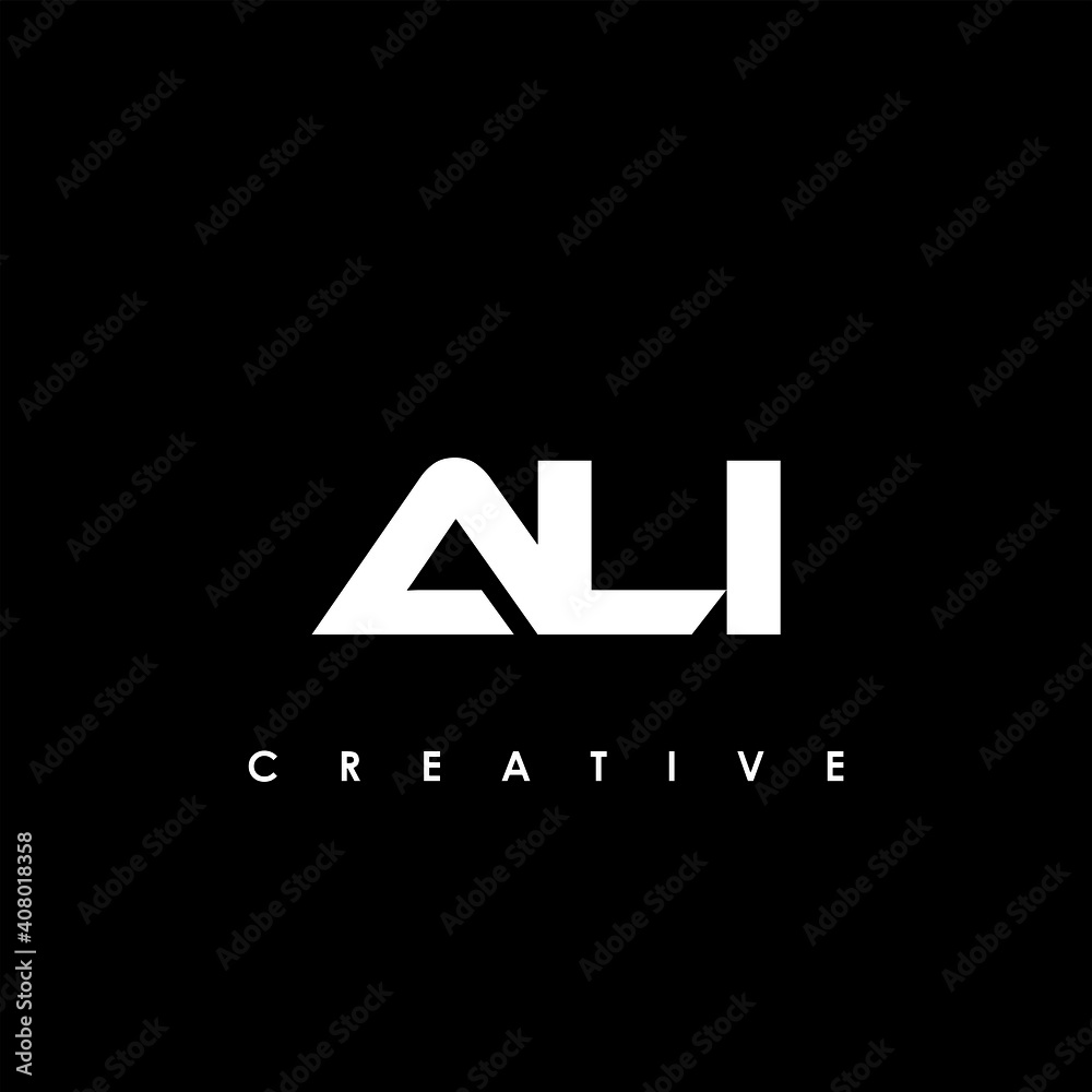 ALI Letter Initial Logo Design Template Vector Illustration Stock ...