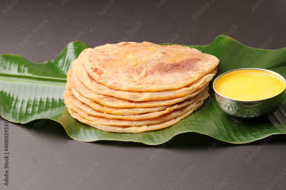 Puran Poli, also known as Holige, is an Indian sweet flatbread from ...