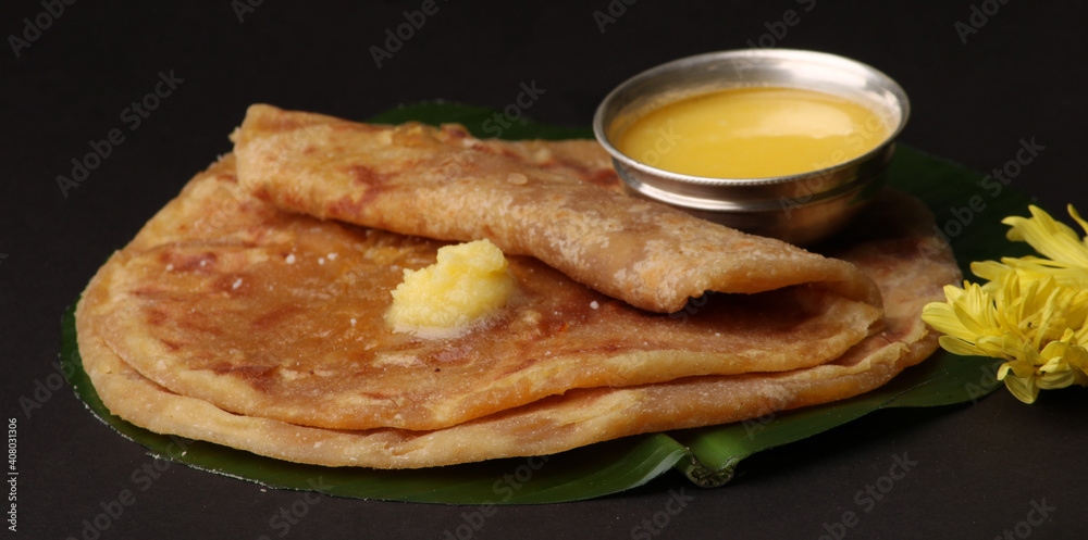 Puran Poli, also known as Holige, is an Indian sweet flatbread from ...