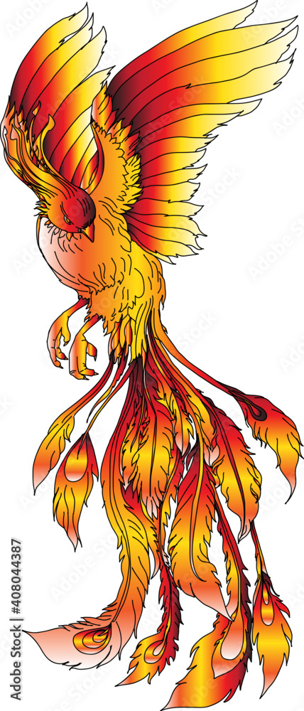 Japanese Phoenix Design