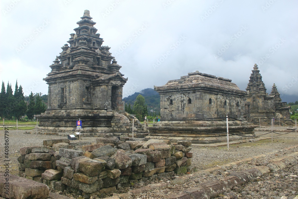 Dieng Temple Complex tourism object, which was founded by the Sanjaya ...