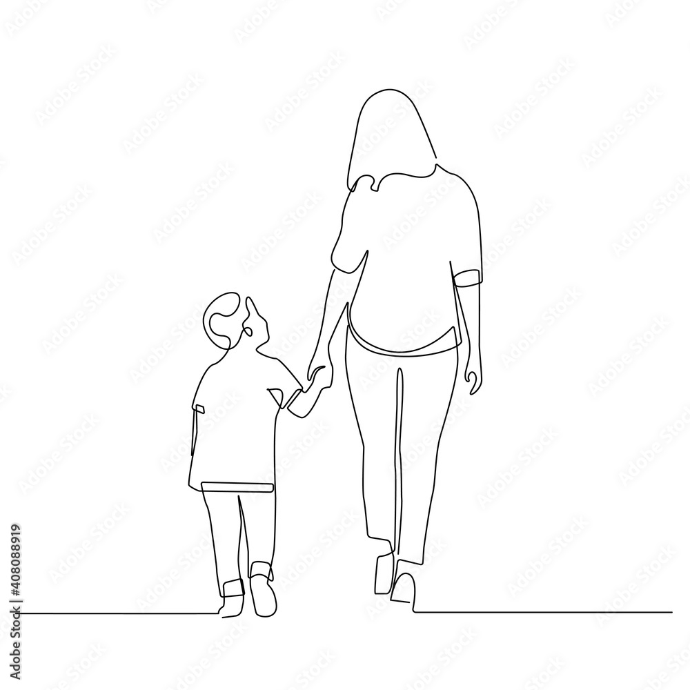 Mother and Baby Continuous Line Drawing. Family One Line Drawing ... Mother and Baby Continuous Line Drawing. Family One Line Drawing ...