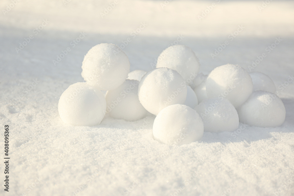 Pile Of Snowballs