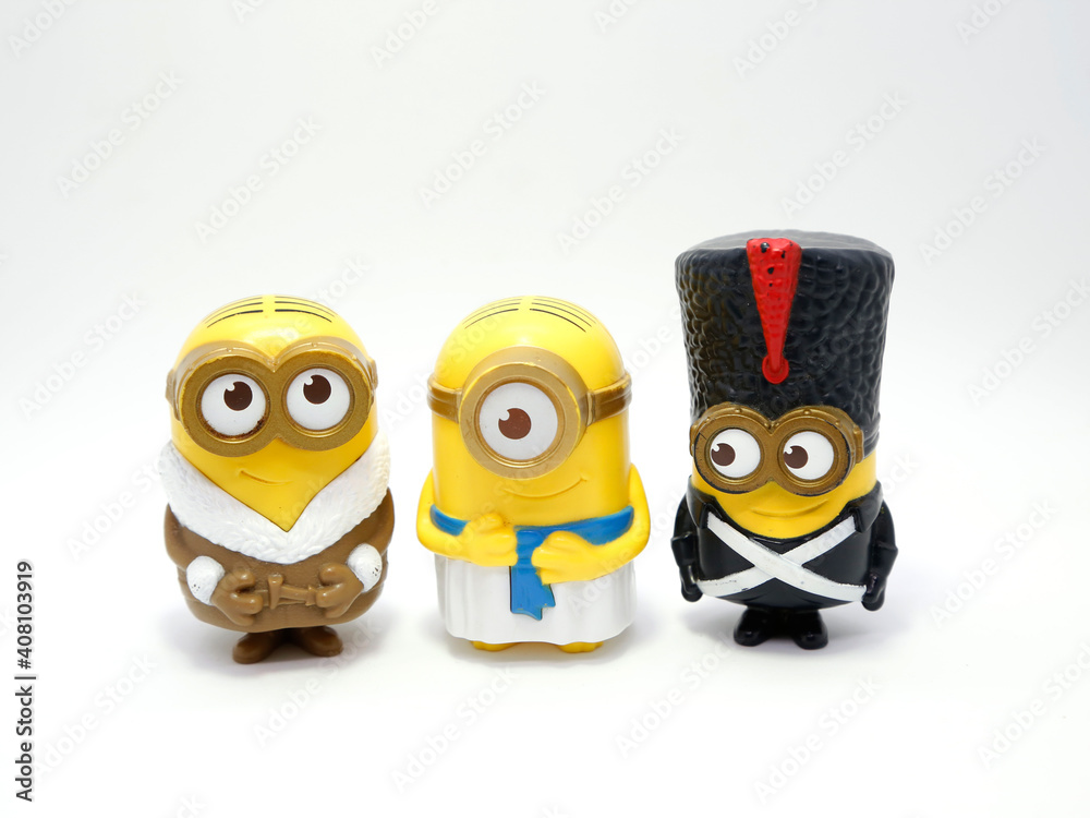 Disguised minions. Minions. Stuart, Kevin y BOBK. Three minions of the ...