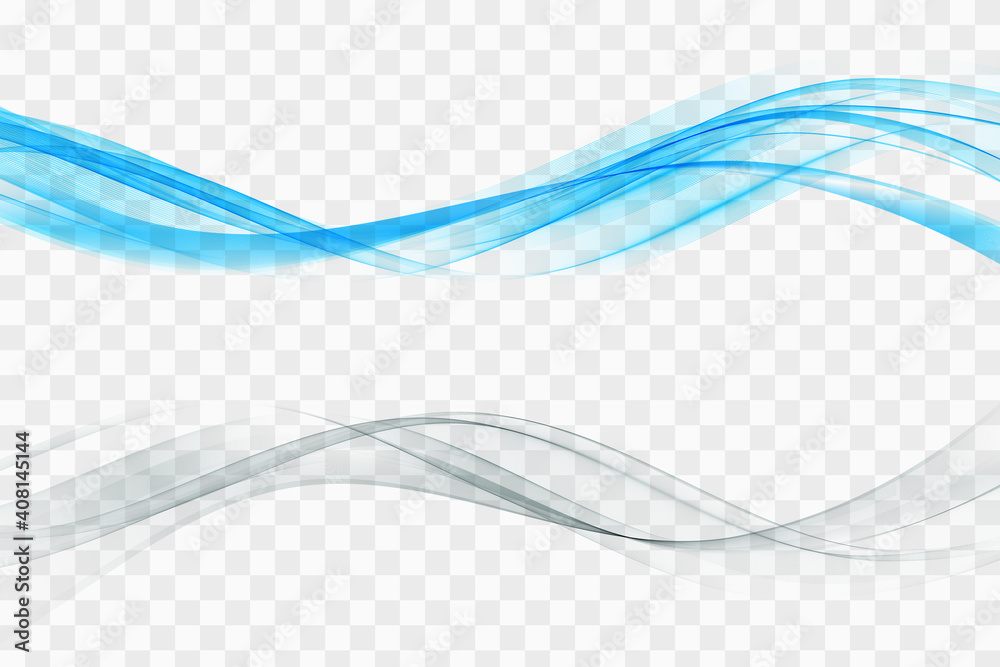Abstract swoosh smooth border line background. Vector illustration ...