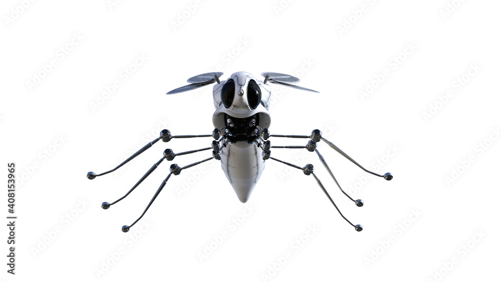 Technical mosquito robots, artificial intelligence created in different ...