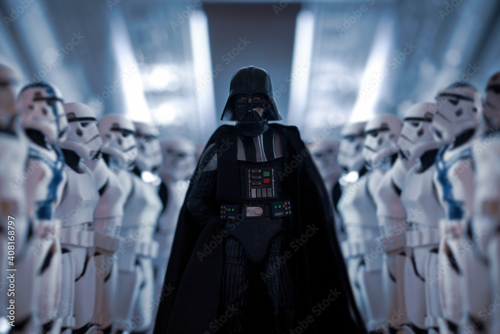 Foto de NEW YORK USA, JAN 25 2021: Star Wars Sith Lord Darth Vader ...