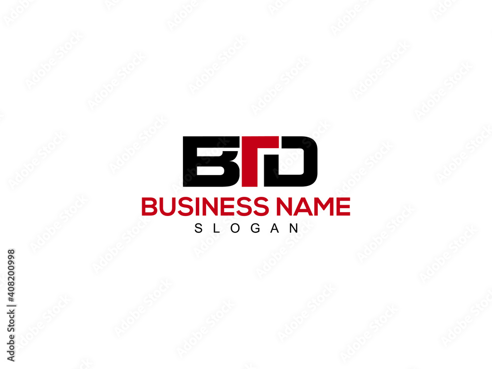 BTD logo vector And Illustrations For Business Stock Vector | Adobe Stock