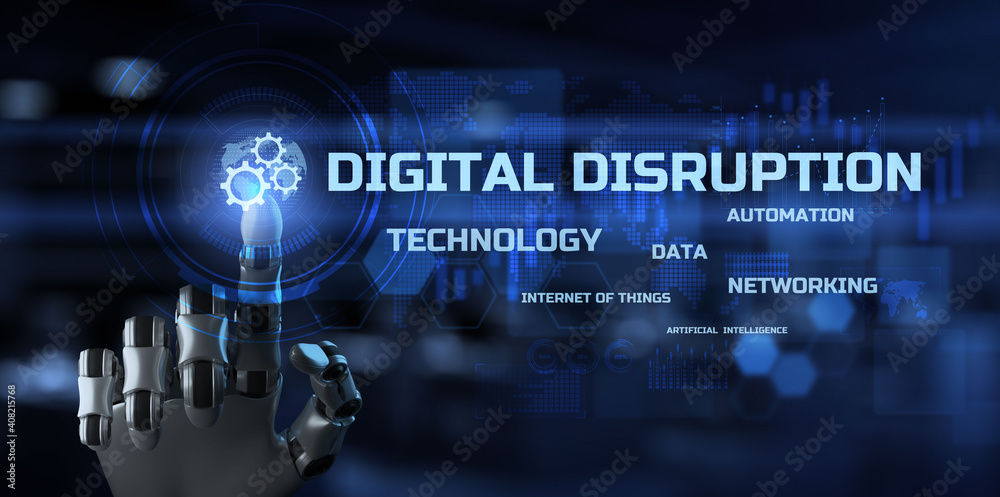 Digital Disruption Business Transformation Innovation technology ...