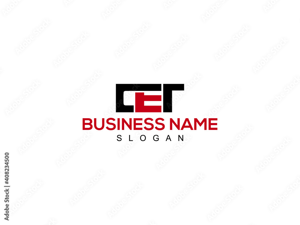 CET Logo And Illustrations Design For New Business Stock Vector | Adobe ...