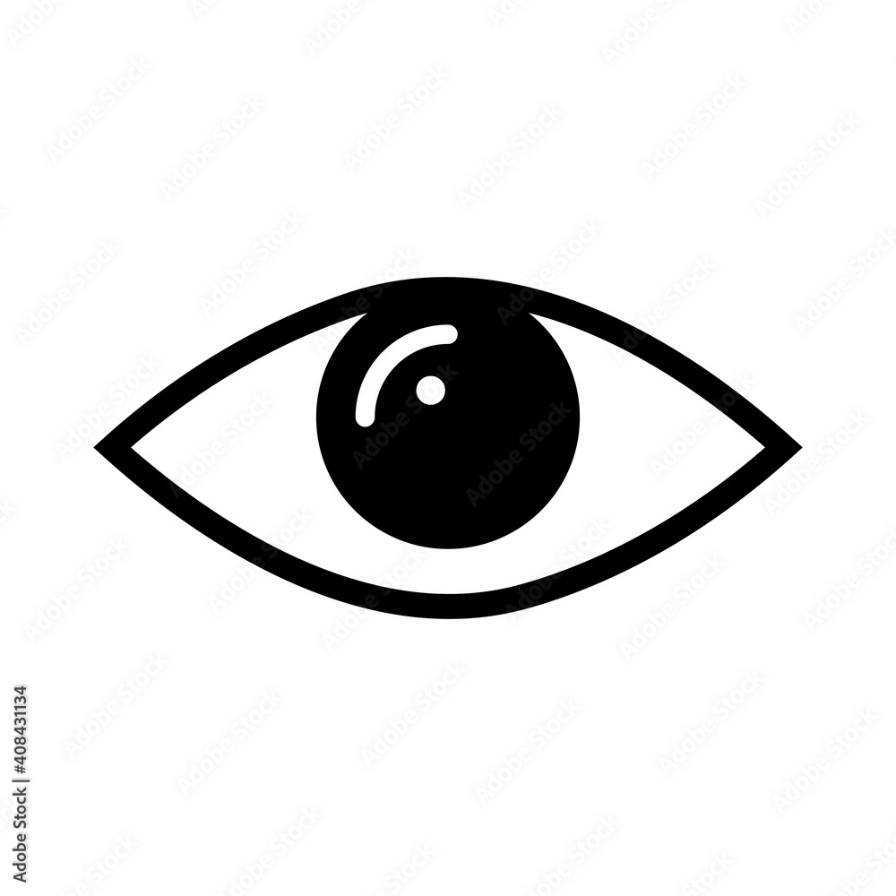 Stockvector Auge - Icon, Symbol, Piktogramm, grafisches Element ...