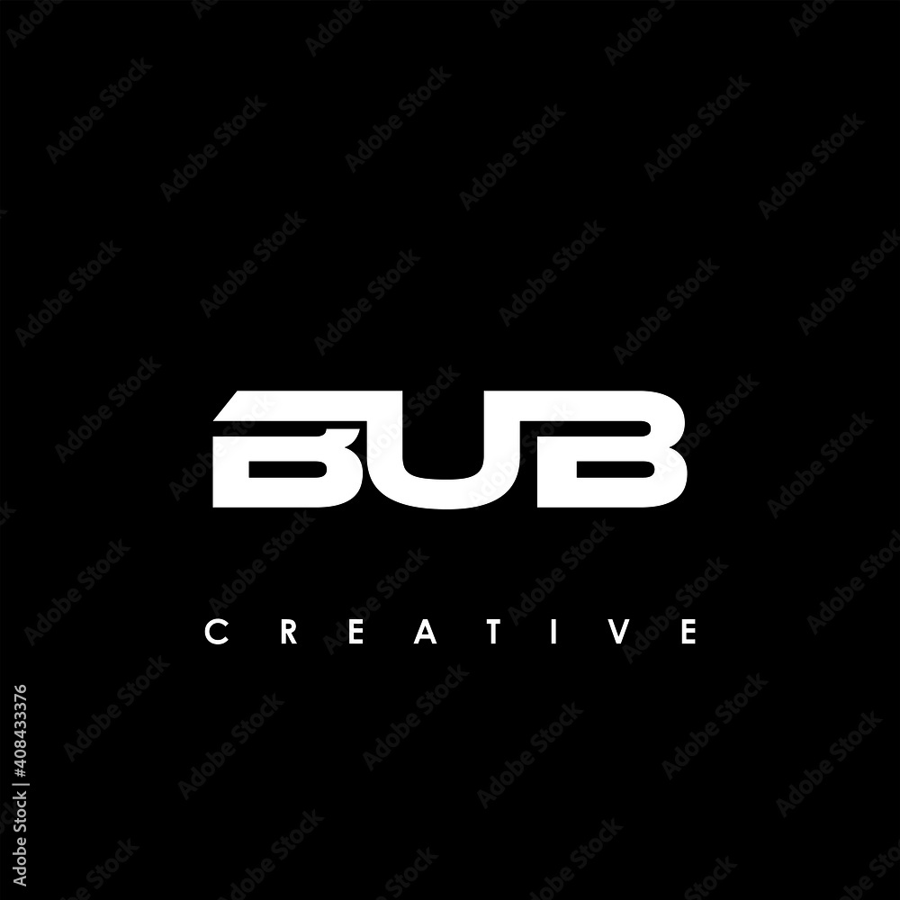 BUB Letter Initial Logo Design Template Vector Illustration Stock ...