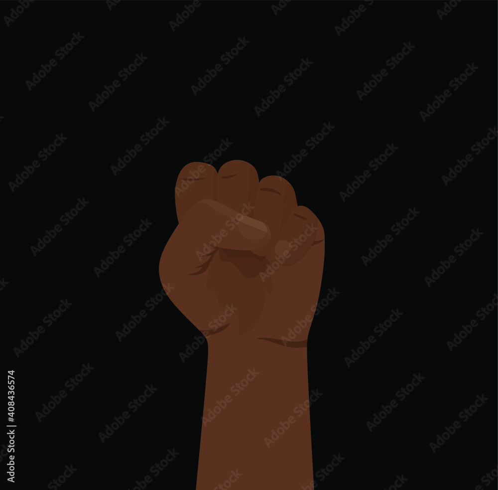 Black lives matter, clenched fist, African American community activism ...