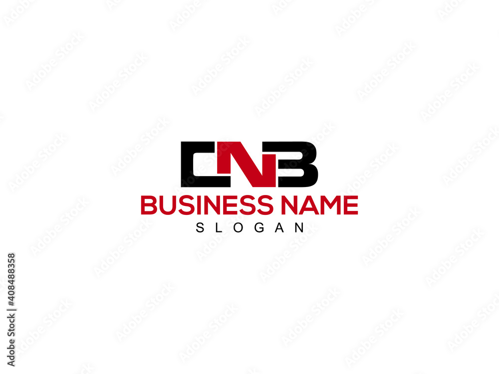 CNB Letter and templates design For Your Business Stock Vector | Adobe ...