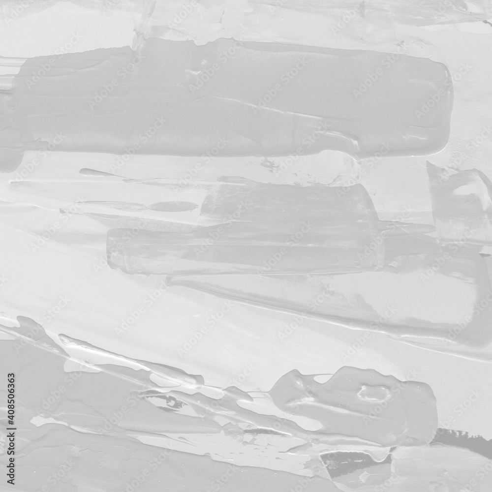 Modern contemporary acrylic background. White texture made with a ...