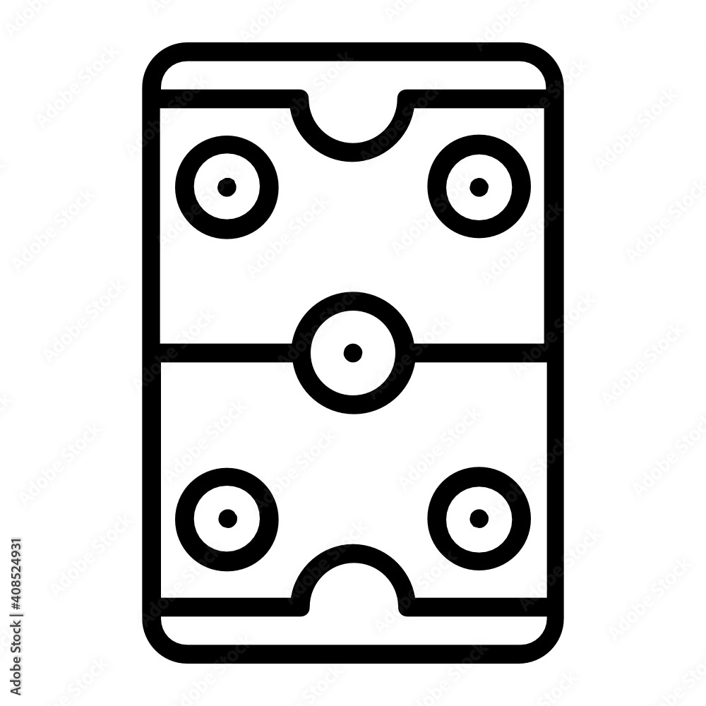 Ice Rink Concept, Arena Vector line Icon Design, Ice hockey Symbol on ...