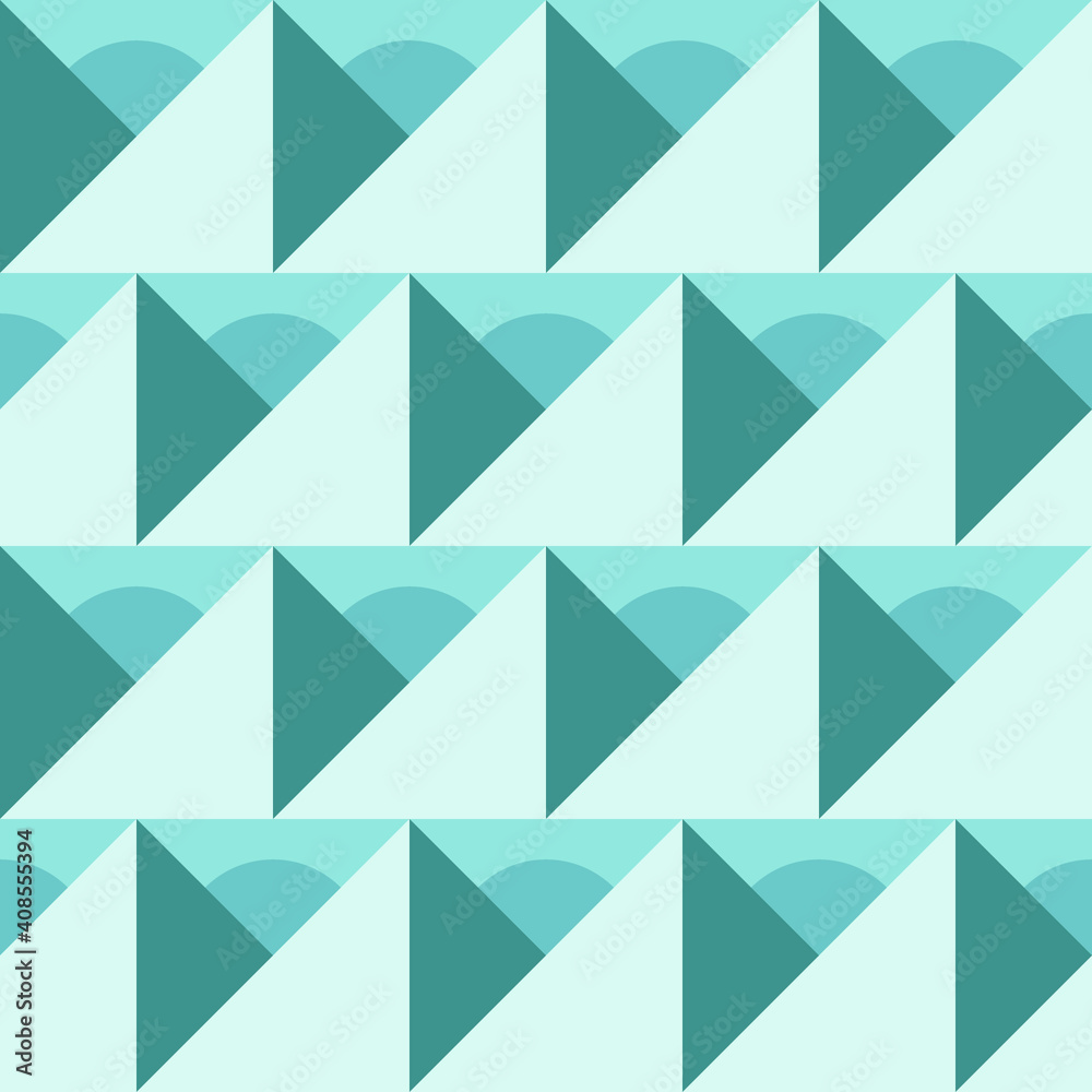 Seamless geometric pattern with the image of circles, squares ...