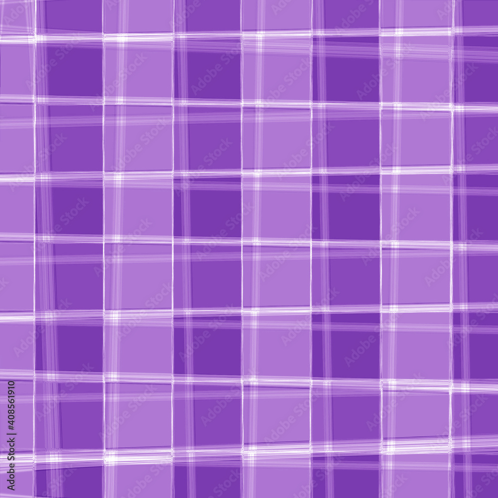 A flowing pattern of smooth violet lines on the fibers of the veil with ...