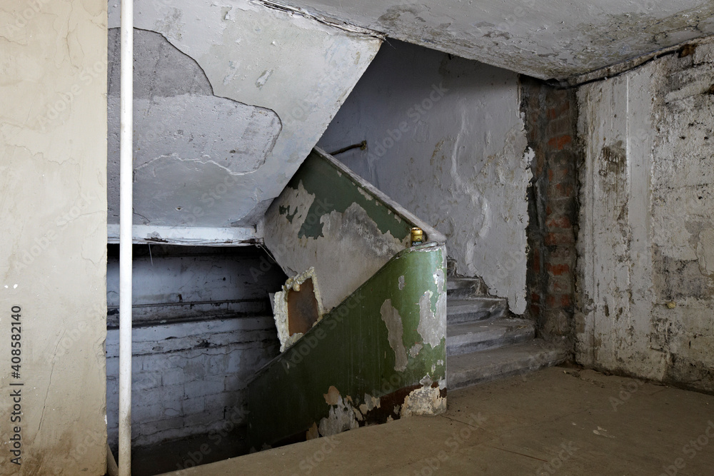 Distressed staircase detail Stock Photo | Adobe Stock