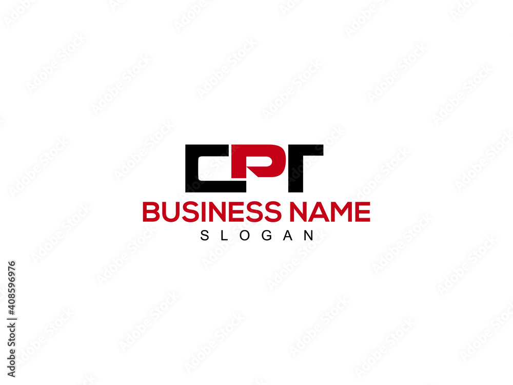 Colorful CPT Letter Logo Image Stock Vector | Adobe Stock