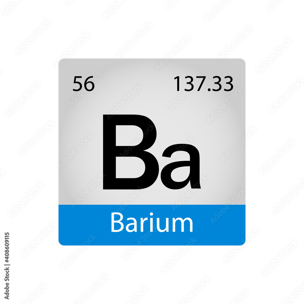 56 chemistry element. Barium element periodic table. Cadmium concept ...