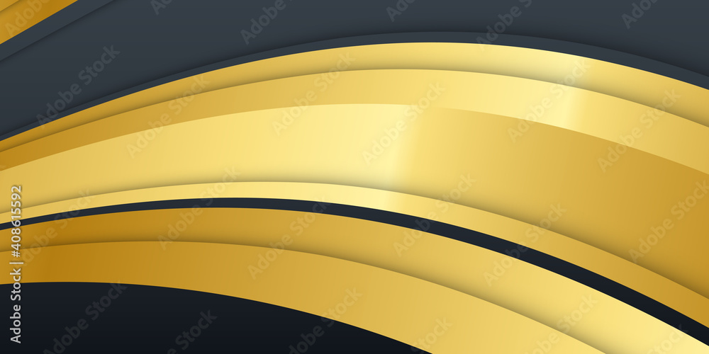 Abstract black and gold background with gold threads. Gold black ...