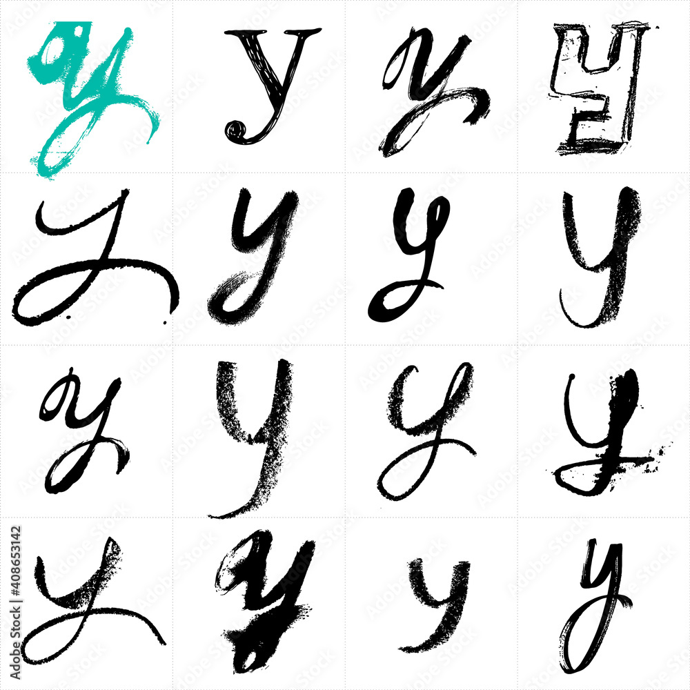 Cyrillic and Latin alphabet letter y. Uppercase Russian and Ukrainian ...