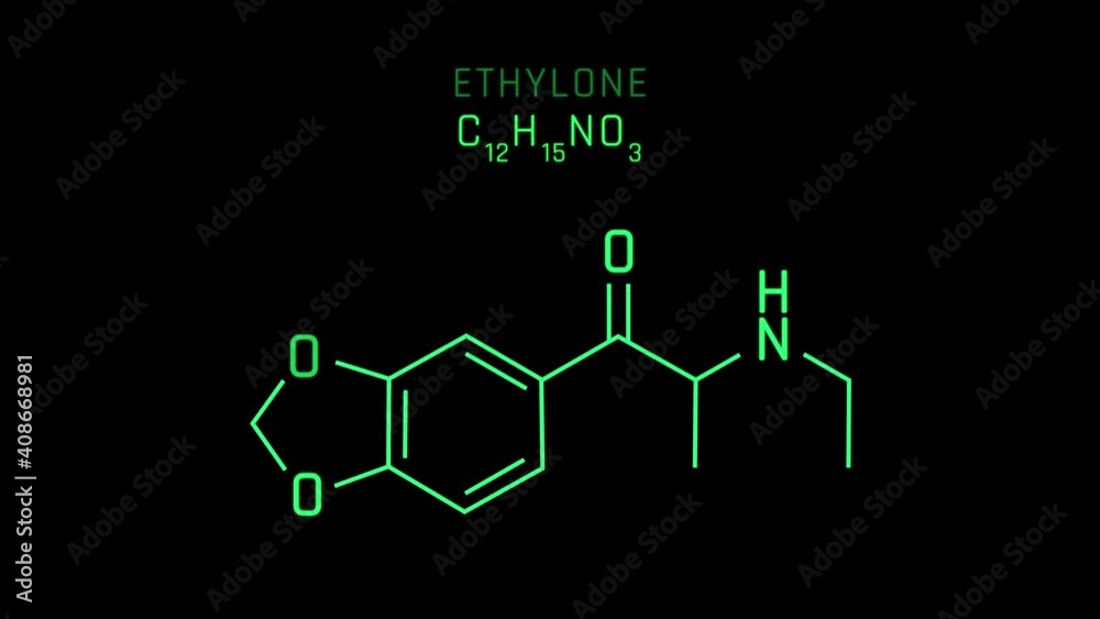 Ethylone also known as 34-methylenedioxy-N-ethylcathinone or MDEC or ...