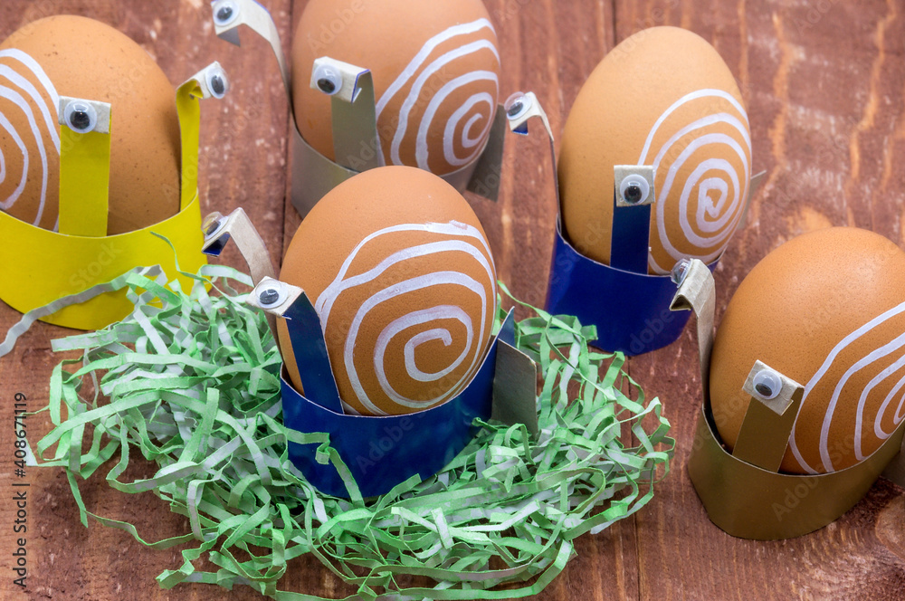 Handmade Easter egg coaster. Make your own cardboard Easter egg coaster ...