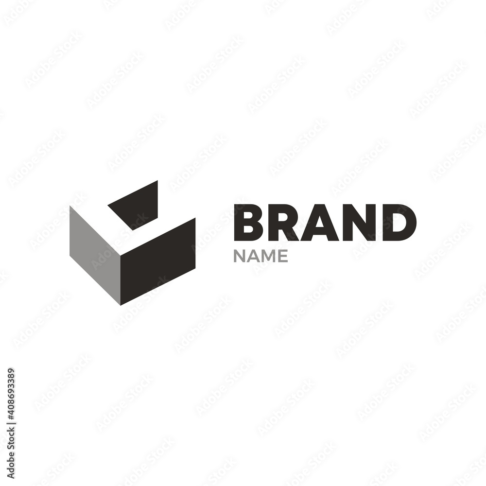 vector illustration of letter c 3d style, multipurpose logo design ...