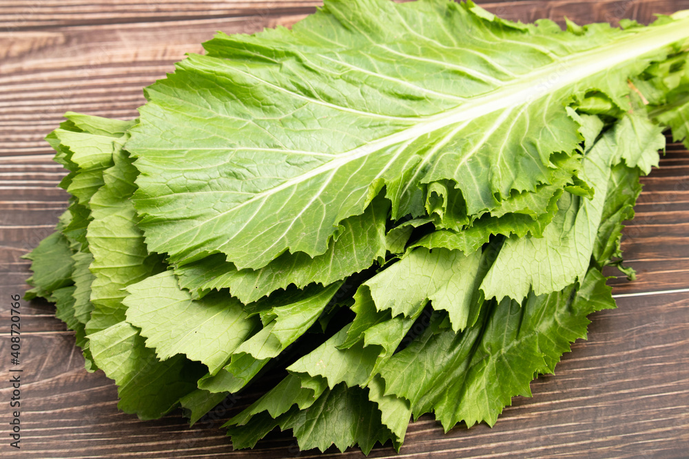 Sarson Leaves Saag Of Brown Or Chinese Black Mustard Rai Raya Or Raai ...