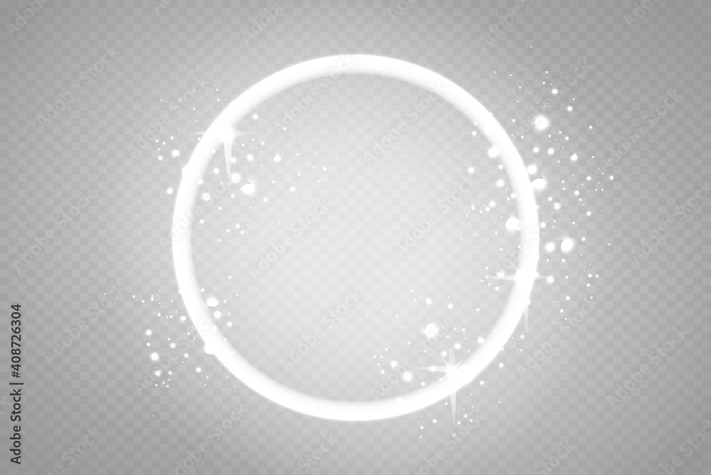 Vecteur Stock Abstract luxury white vector light flare semicircle and ...